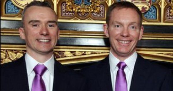 First gay marriage in Westminster: groom was Foreign Office minister ...