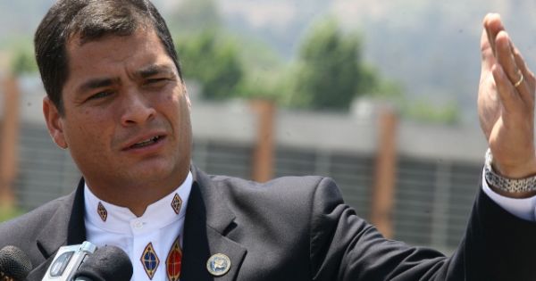 Ecuador’s President Rafael Correa sounds the bugle — MercoPress