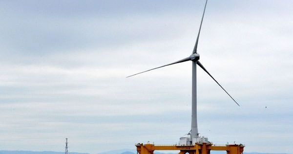 Japan unveils floating wind farm off the coast of the defunct Fukushima ...