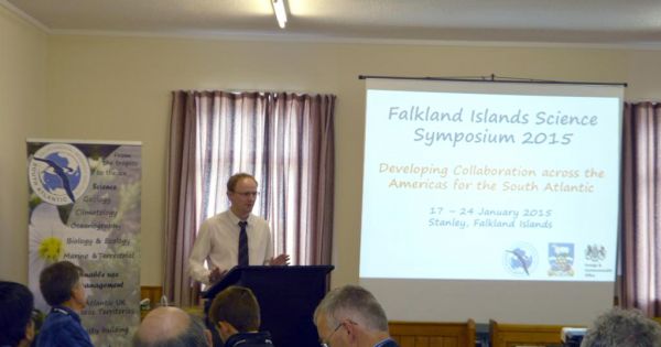 Falklands governor hosts reception for visiting scientists of the ...