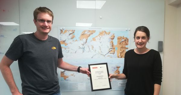 Award for new map of South Georgia and the "Shackleton Crossing ...
