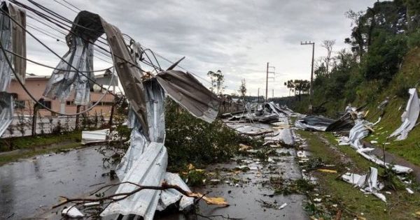 Cyclone in south Brazil causes death, flooding, power cuts and ...