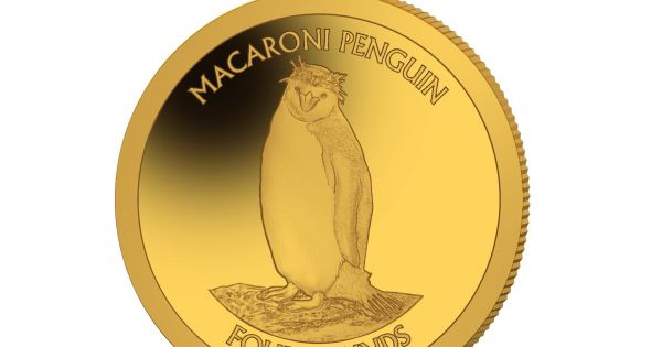 South Georgia launches Macaroni penguin 50 pence coin — MercoPress