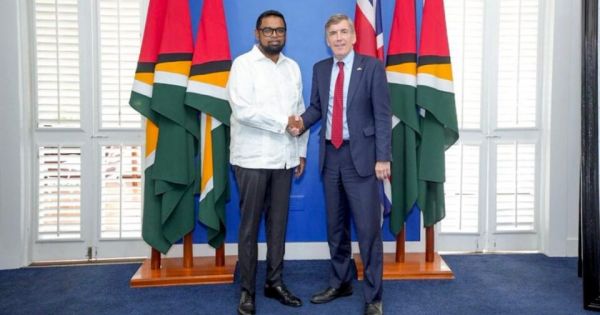 Rutley meets with Ali to reaffirm UK's support to Guyana in Essequibo ...