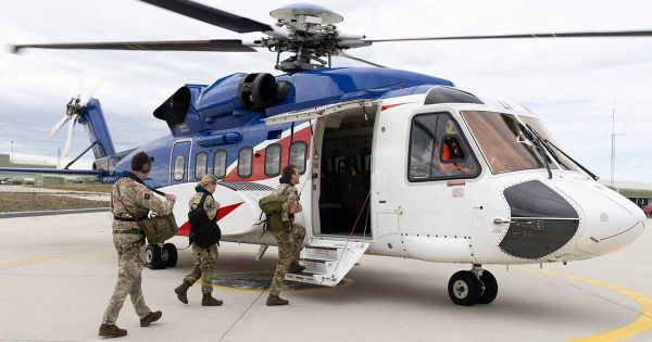 BFSAI commander visits Radar Units in Falklands Mount Kent, Mount Alice ...