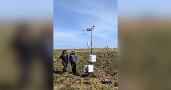 Falklands and peat lands: first two of four Carbon flux towers ...