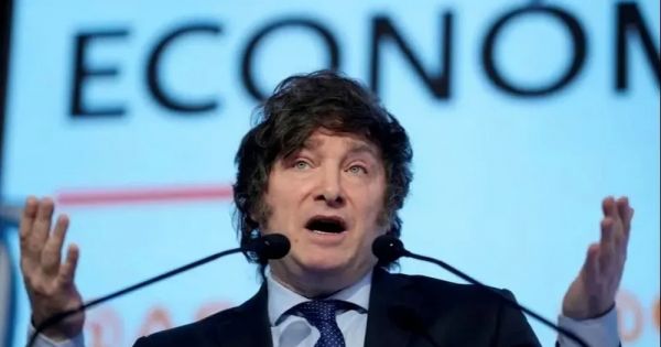 Milei celebrates inflation figures football-style — MercoPress